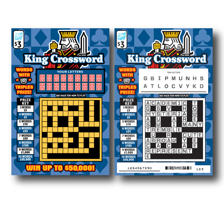 King Crossword | Instant Tickets | Illinois Lottery